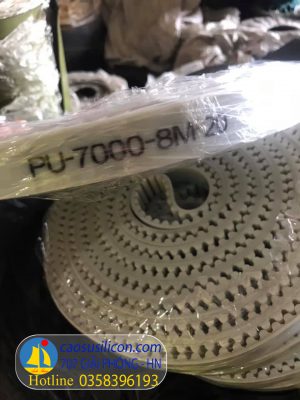 DÂY ĐAI PU LÕI THÉP AT10 BẢN 32, DÀI 1100 (110 RĂNG)