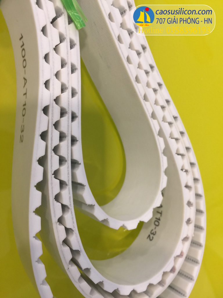 DÂY ĐAI PU LÕI THÉP AT10 BẢN 32, DÀI 1100 (110 RĂNG)