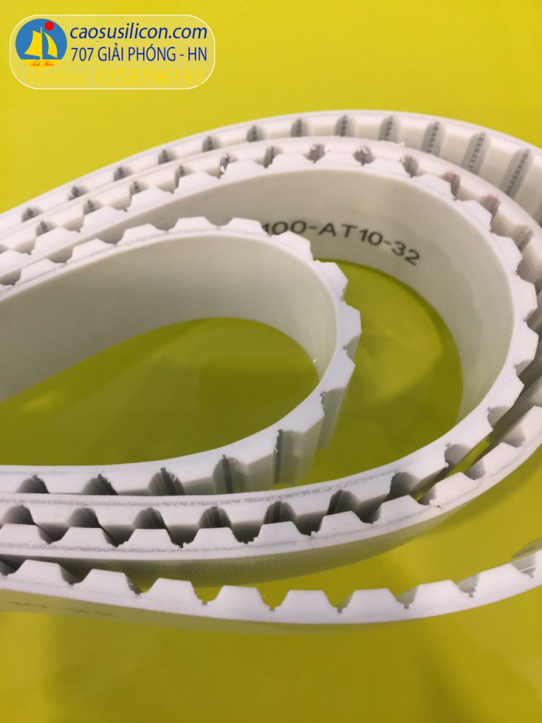 DÂY ĐAI PU LÕI THÉP AT10 BẢN 32, DÀI 1100 (110 RĂNG)